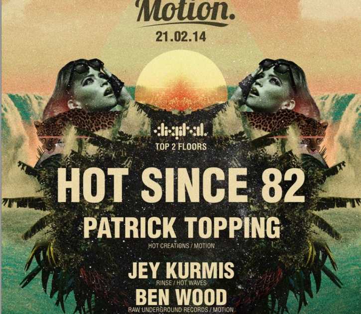 Motion with Hot Since 82, Patrick Topping & Jey Kurmis at Digital, Newcastle