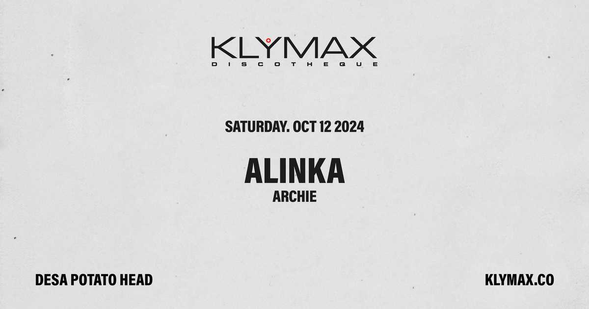 Alinka + Archie at Klymax Discotheque, Bali