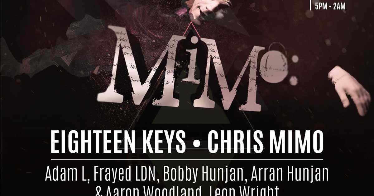 MiMo: presents Eighteen Keys at Griffiths Brothers Distillery, South + East