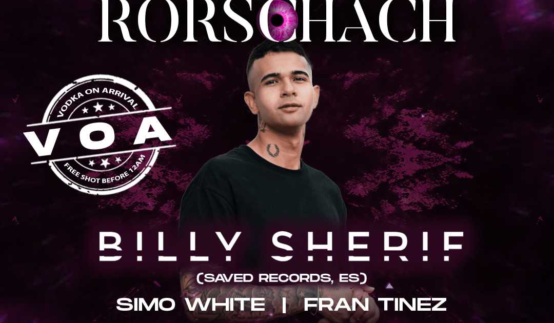 RORSCHACH -Billy Sherif at Red Ruby, Bali
