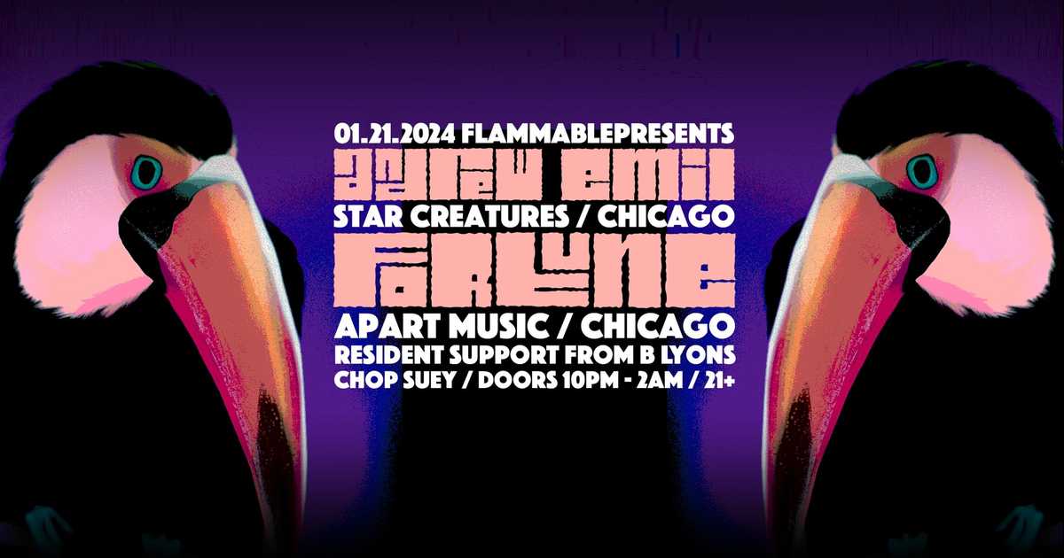 Flammablepresents: Andrew Emil & FORTUNE / Chicago / B-Ly on support at ...