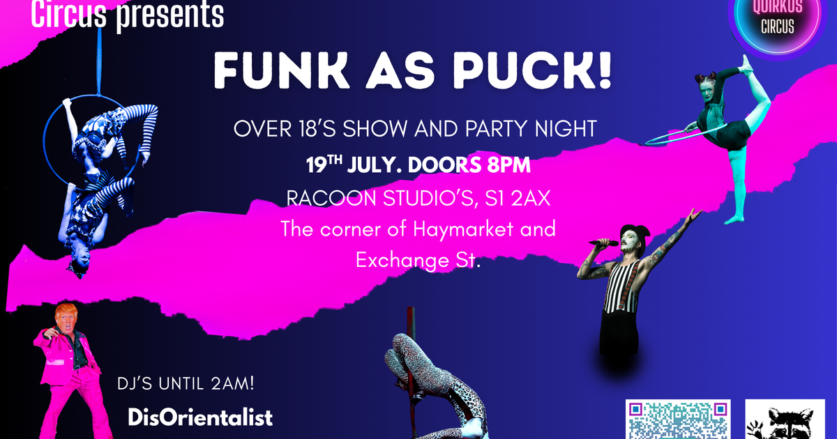 Funk as Puck at Raccoon Studios, Sheffield