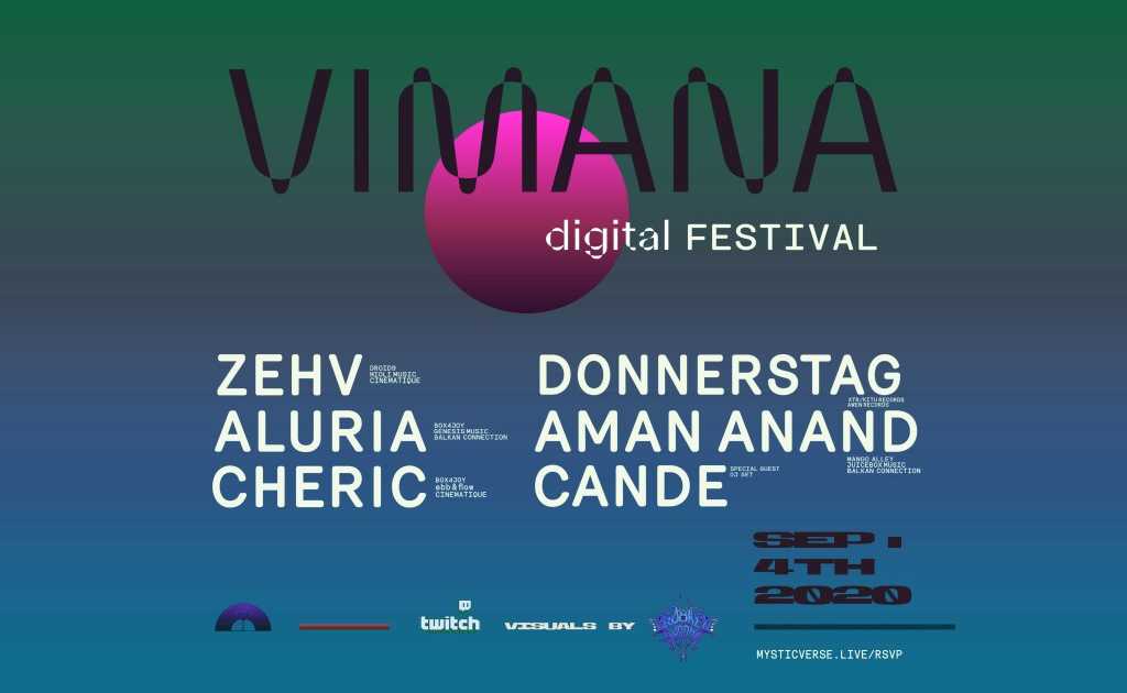 Vimana: Digital Festival bei Livestream, Streamland