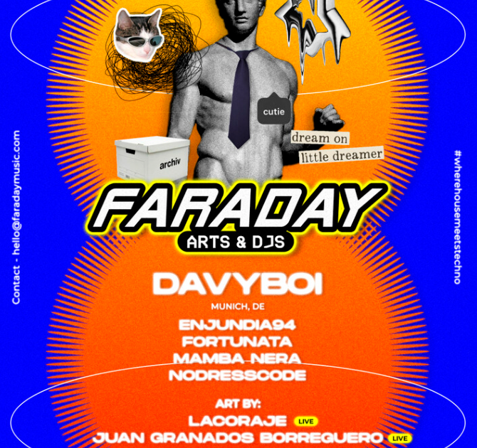 FARADAY Arts & Djs with davyboi at EL SÓTANO, Madrid