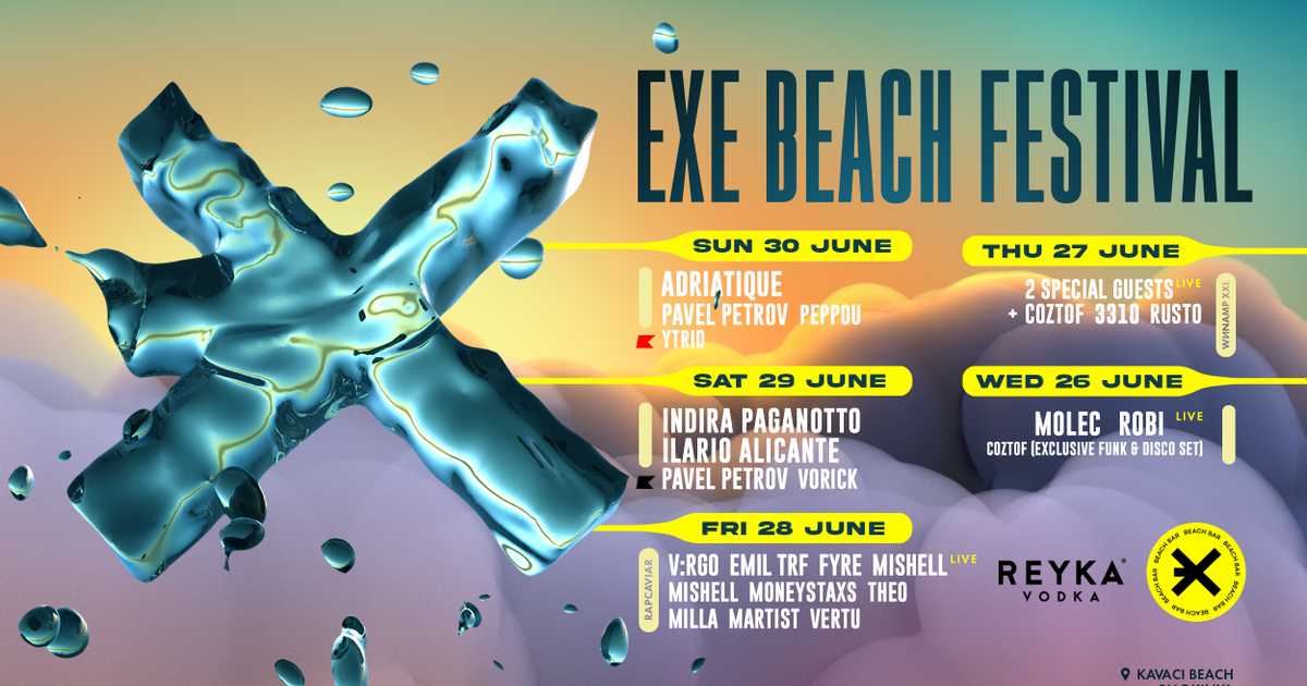 EXE BEACH FESTIVAL 2024 at EXE Beach Bar, Bulgaria