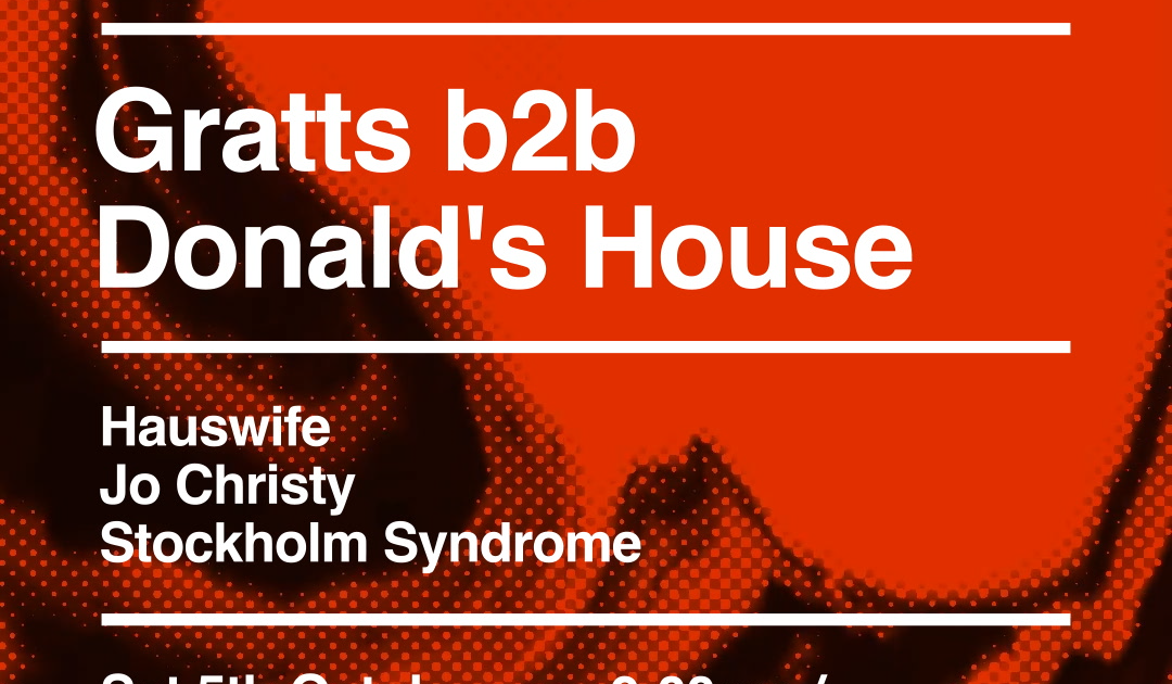 Gratts b2b Donald's House at Glamorama Saturdays at Glamorama, Melbourne