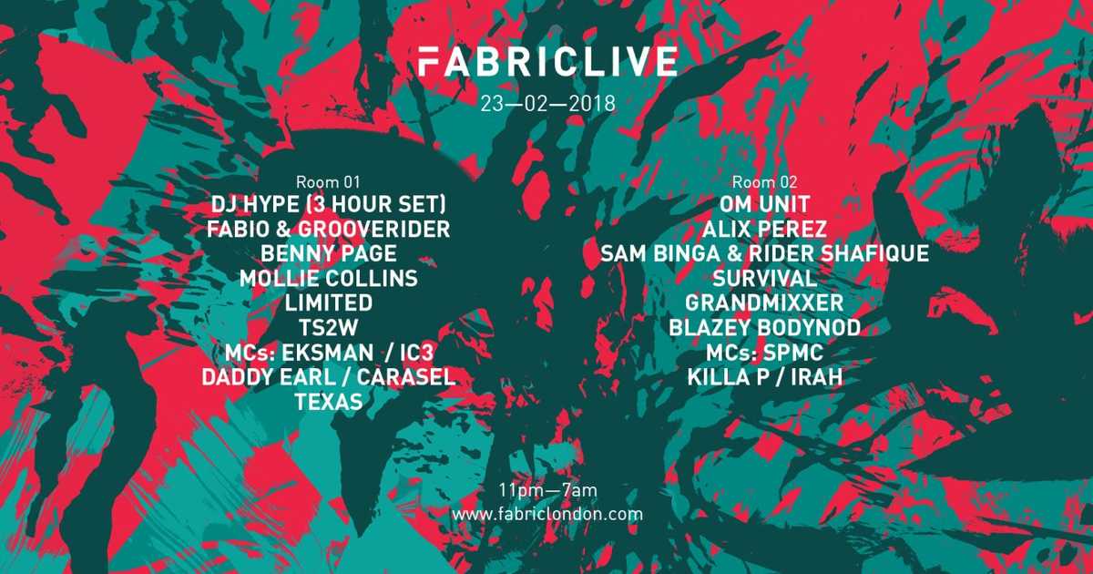 FABRICLIVE: DJ Hype (3 Hour set), Fabio & Grooverider, Om Unit & More ...