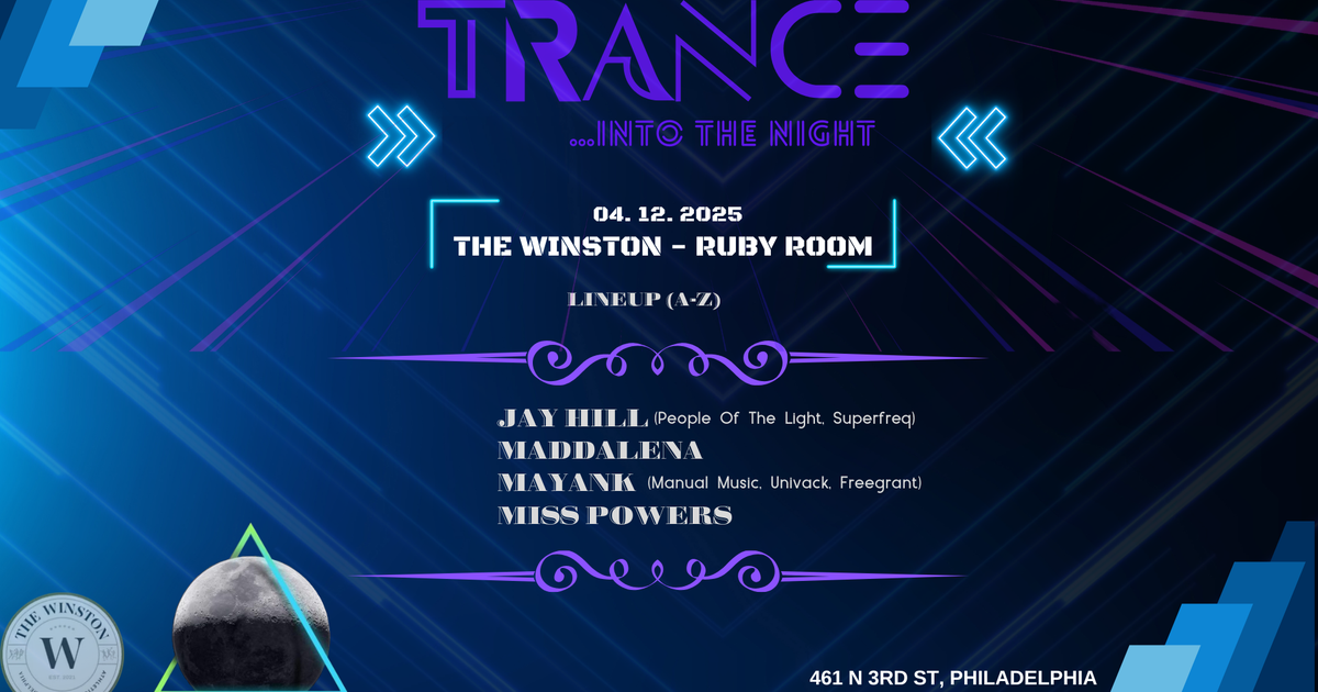 Trance ...Into The Night at Ruby Room, Philadelphia