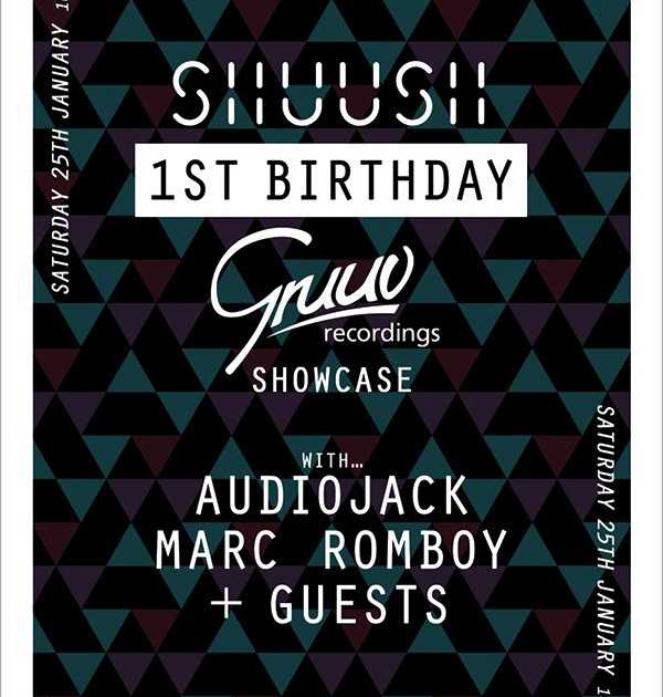 Shuush 1st Birthday x Gruuv Showcase at Fire, London