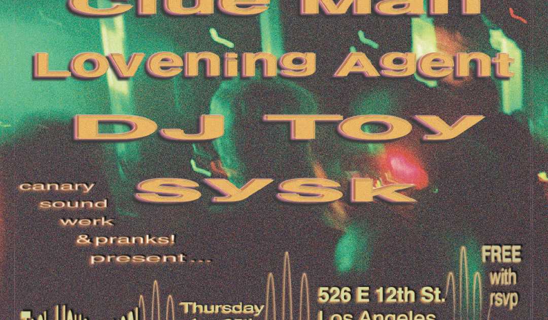 Tech House Lives: Sand, Clue Man, Lovening Agent, Dj Toy, sysk at TBA ...