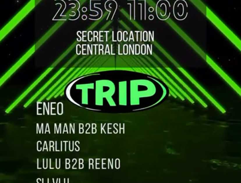 TRIP Underground - Secret London Afterparty at Secret Location, London