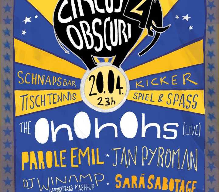 Circus Obscuri with The Ohohohs en YAAM Berlin, Berlín
