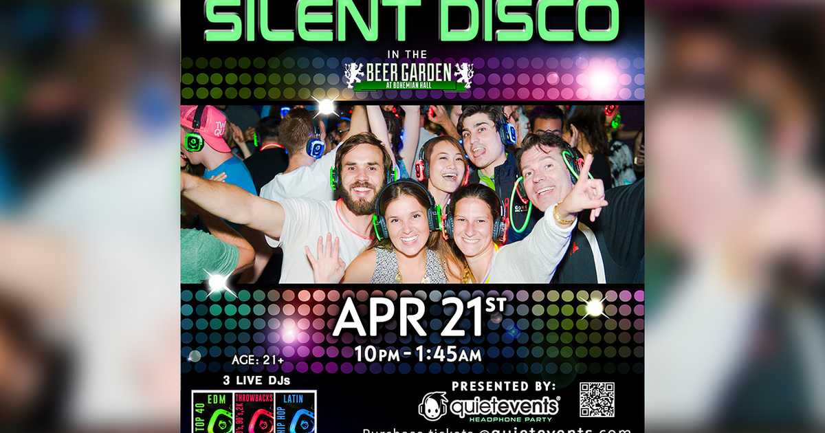 Silent Disco at The Astoria Garden at Bohemian Hall & Beer Garden, New York