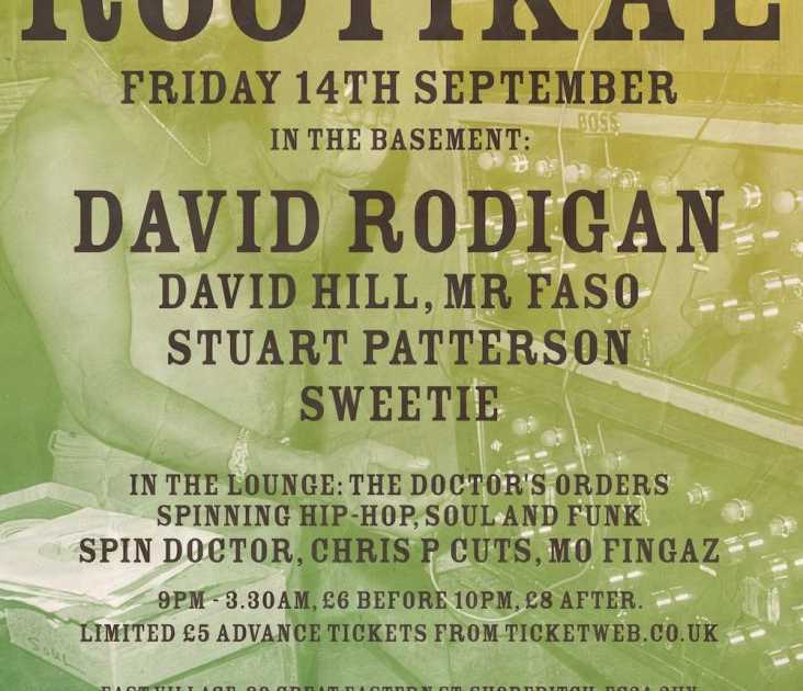 Rootikal at Trapeze Basement, London