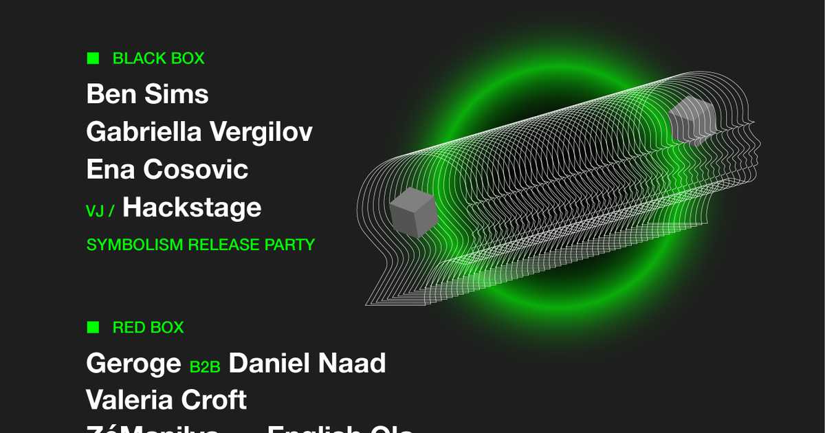 Ben Sims / Gabriella Vergilov / Ena Cosovic / MDKrom Birthday Bash en ...