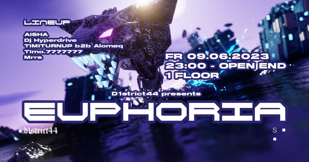 Euphoria w / AISHA , DJ Hyperdrive em Schumacher Club, Bochum