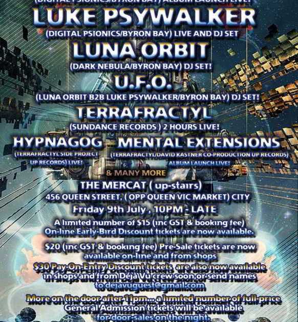 Dark Nebula, Luke Psywalker, Ufo, Terrafractyl, Mental Extensions More ...