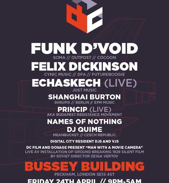 A Decade of Digital City presents: Funk D'void, Felix Dickinson ...