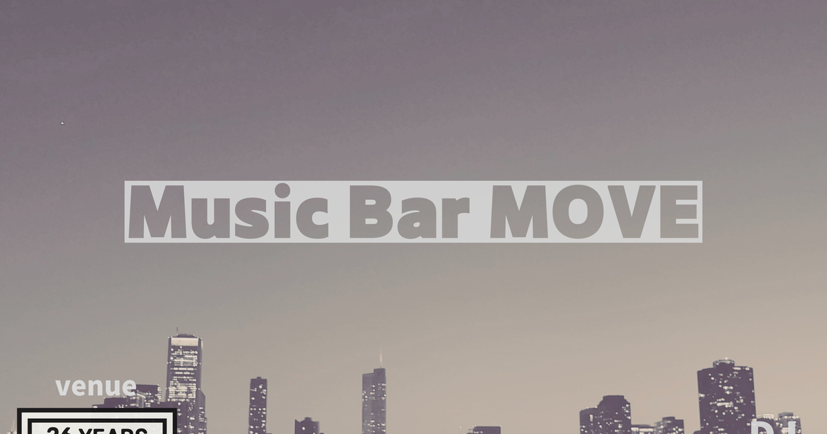 Music Bar MOVE at Club Move, Kansai