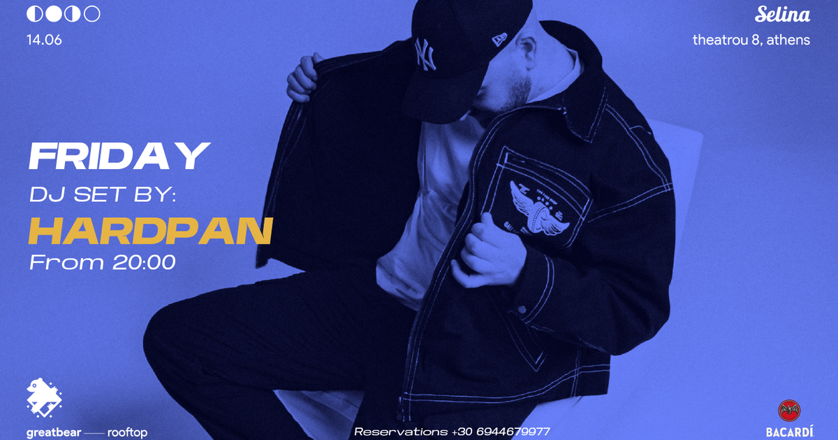 Dj Hardpan at Greatbear Rooftop at Great Bear Rooftop, Athens