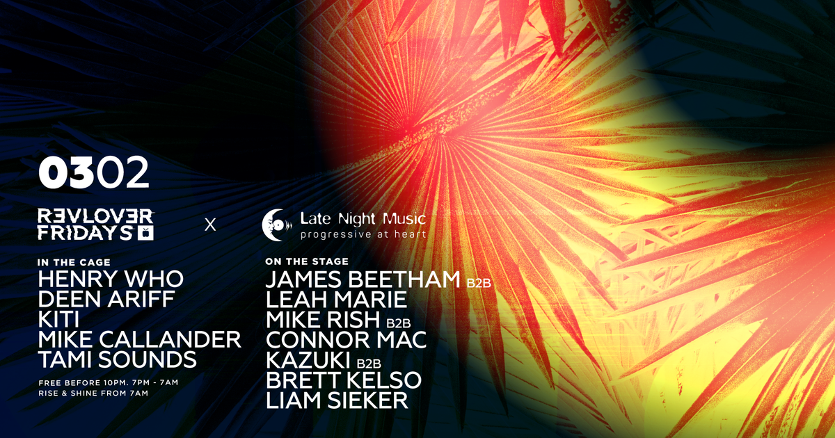 Late Night Music x Revolver Fridays en Revolver Upstairs, Melbourne