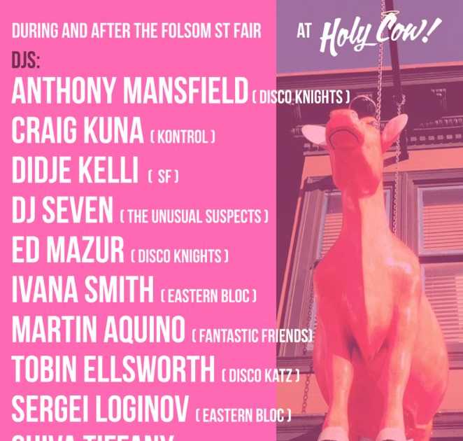 Pink Party bei The Holy Cow, San Francisco/Oakland