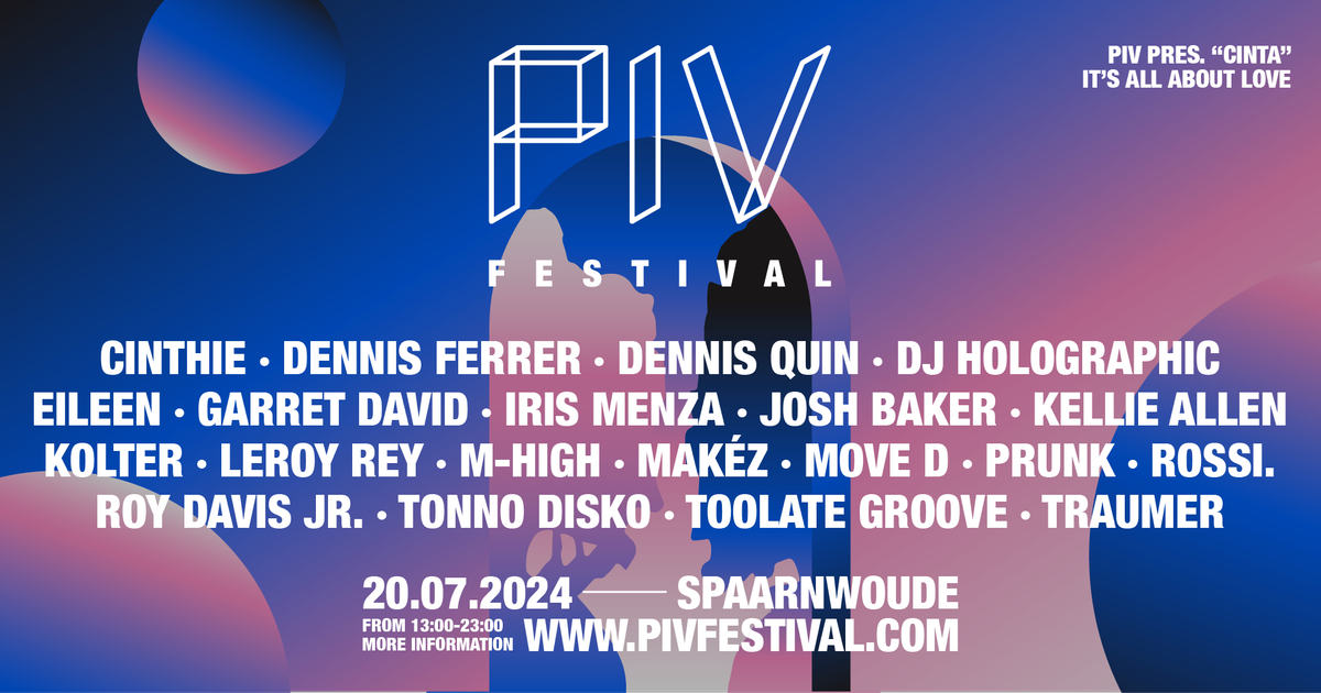 PIV Festival 2024 at TBA - Spaarnwoude, Amsterdam