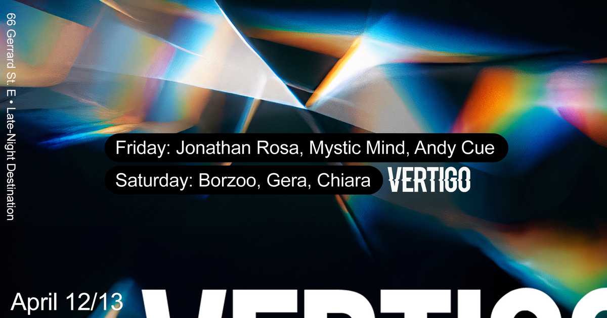 Vertigo Weekend at Vertigo, Toronto