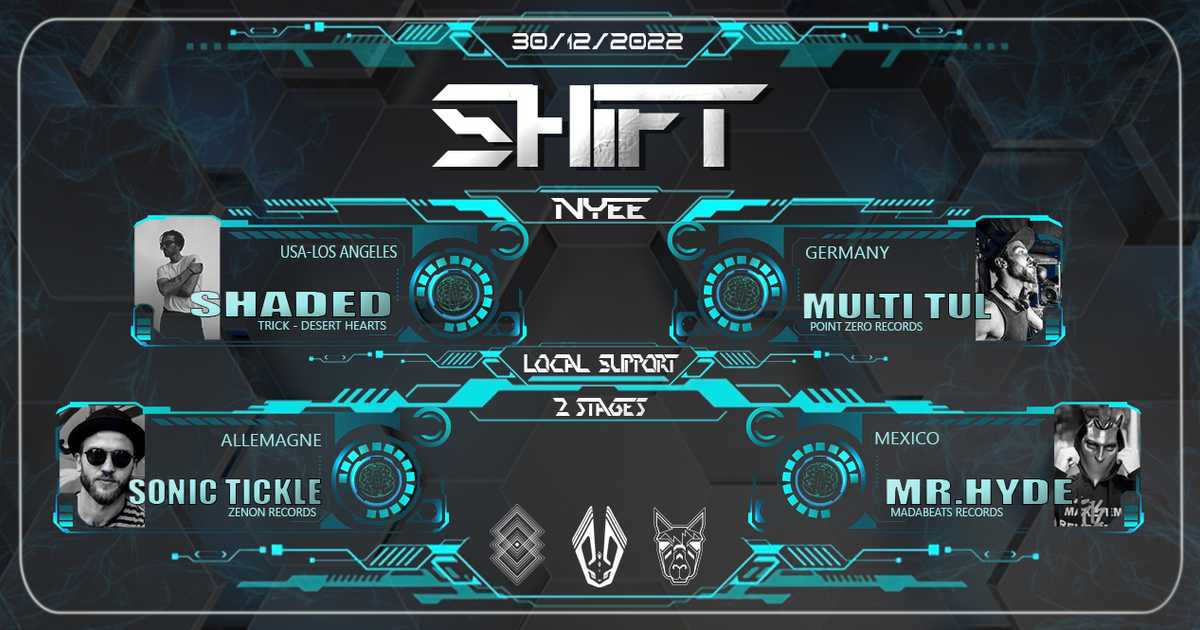 SHIFT NYEE - Montreal - 30 Dec at Bain Mathieu, Montreal