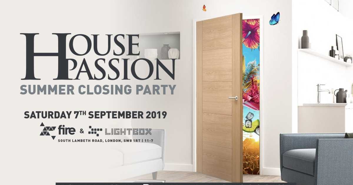 House Passion Summer Closing Party bij Fire & Lightbox, London