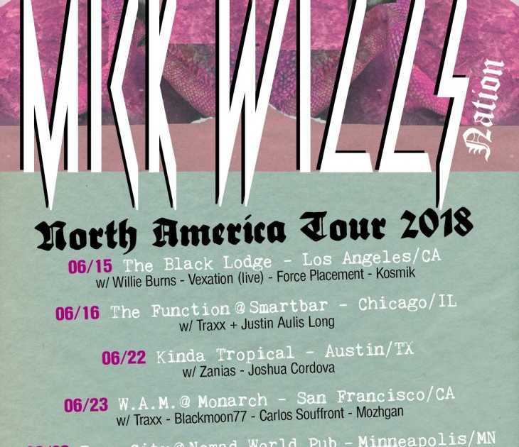 Kode Nation / Mick Wills North American Tour 2018 em Nomad World Pub ...