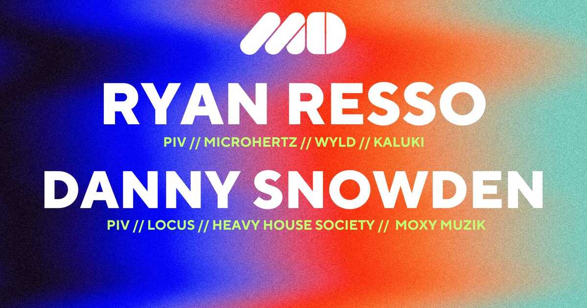 Moody Disco Summer Terrace Party: Ryan Resso + Danny Snowden at ...