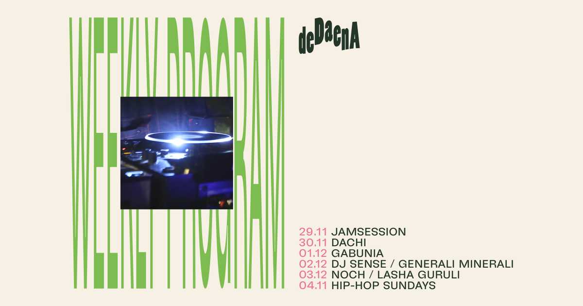 Dedaena Weekly Program at Dedaena, Tbilisi