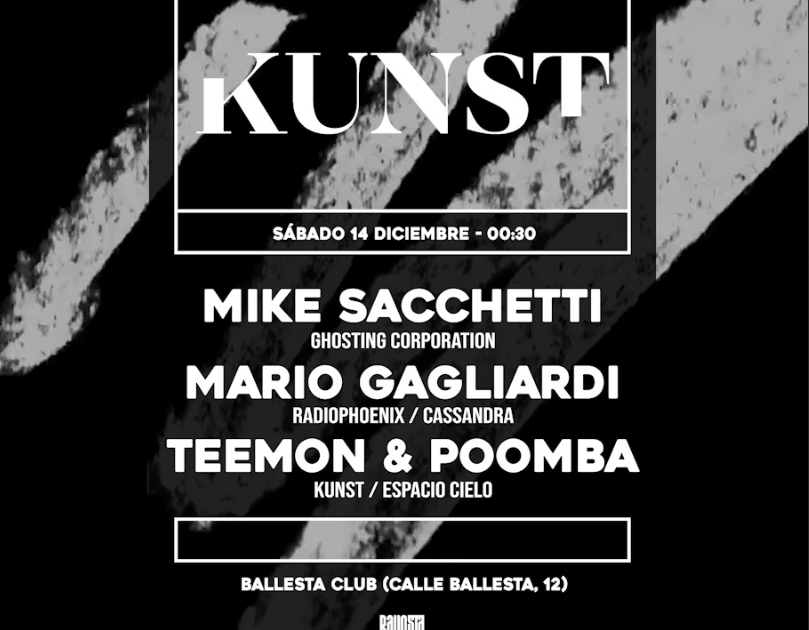 KUNST with Mike Sacchetti Mario Gagliardi & Teemon and Poomba at ...