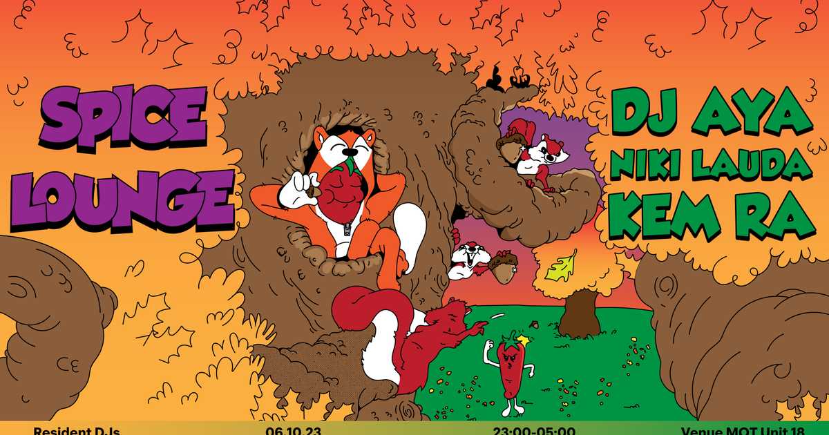 Spice Lounge presents// DJ AYA, Niki Lauda, Kem Ra at Venue MOT, London