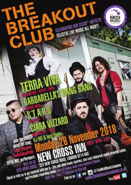 The Breakout Club en New Cross Inn, London