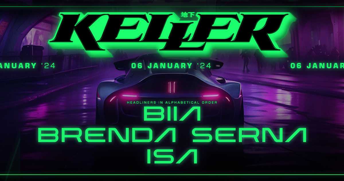 KELLER HARD CLUB 004: BIIA & BRENDA SERNA at The Bassement, Madrid