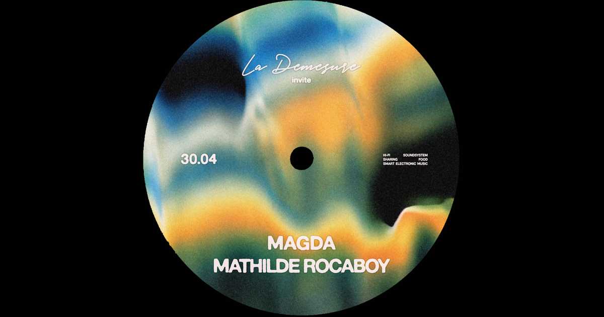 La Démesure invite Magda & Mathilde Rocaboy at La Démesure, Paris