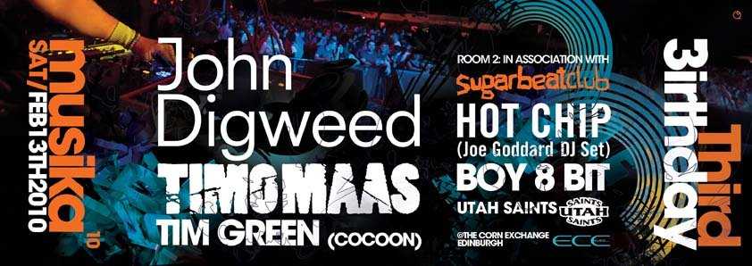 The Musika 3rd Birthday in association with Sugarbeat bij O2 Academy ...