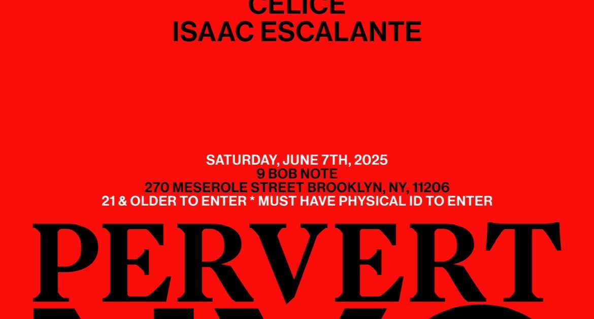 Pervert NYC at 9 Bob Note, New York City