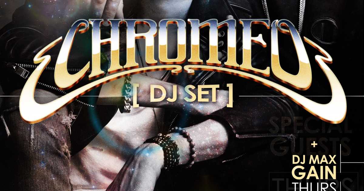 Chromeo (DJ Set) at Nectar Lounge, Seattle
