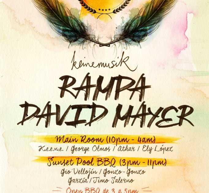 4° Aniversario de Late Night Music with Rampa y David Mayer en Manrey ...