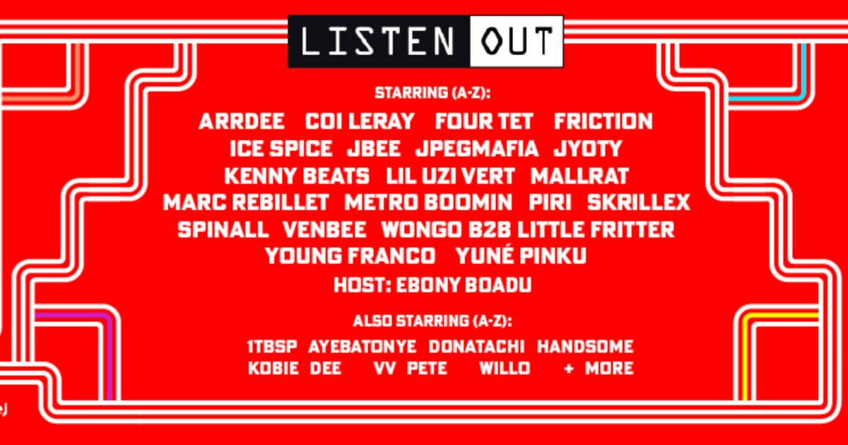 Listen Out Melbourne 2023 en TBA, Melbourne