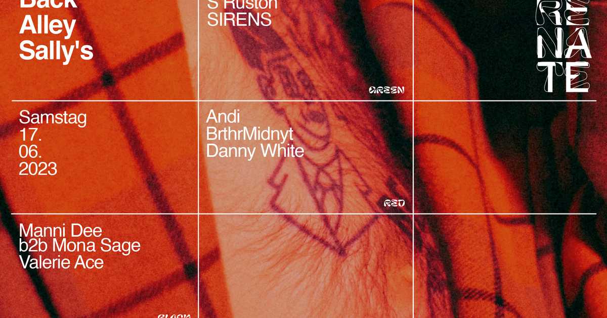 Back Alley Sally's with Manni Dee b2b Mona Sage, Andi, Valerie Ace ...