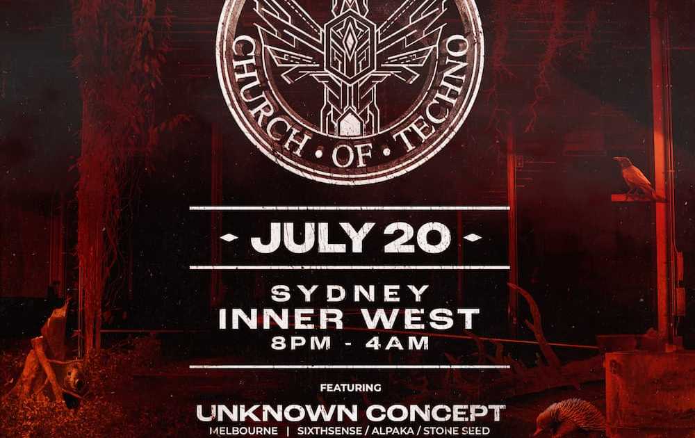Church of Techno - Inner West Location at Secret Location, Sydney