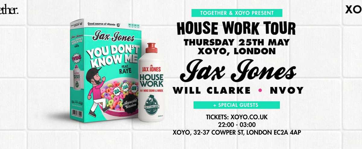 Jax Jones - House Work Tour bei XOYO, London