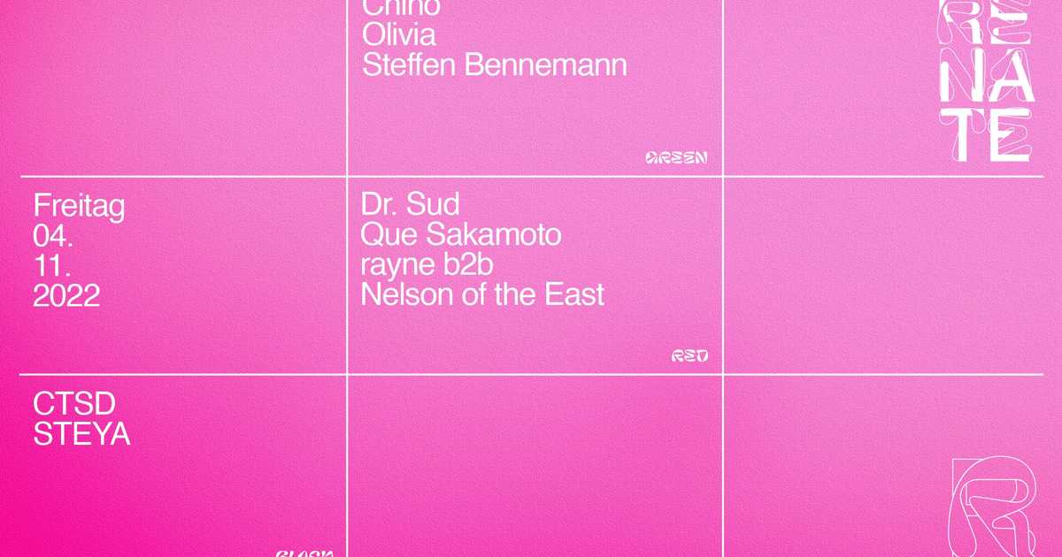 Renate with Olivia, Que Sakamoto, Steffen Bennemann, STEYA at Renate ...