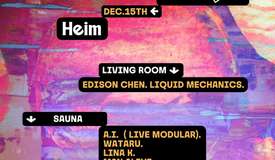 Techno Train pres A.I. [live modular set] at Heim Shanghai, Shanghai