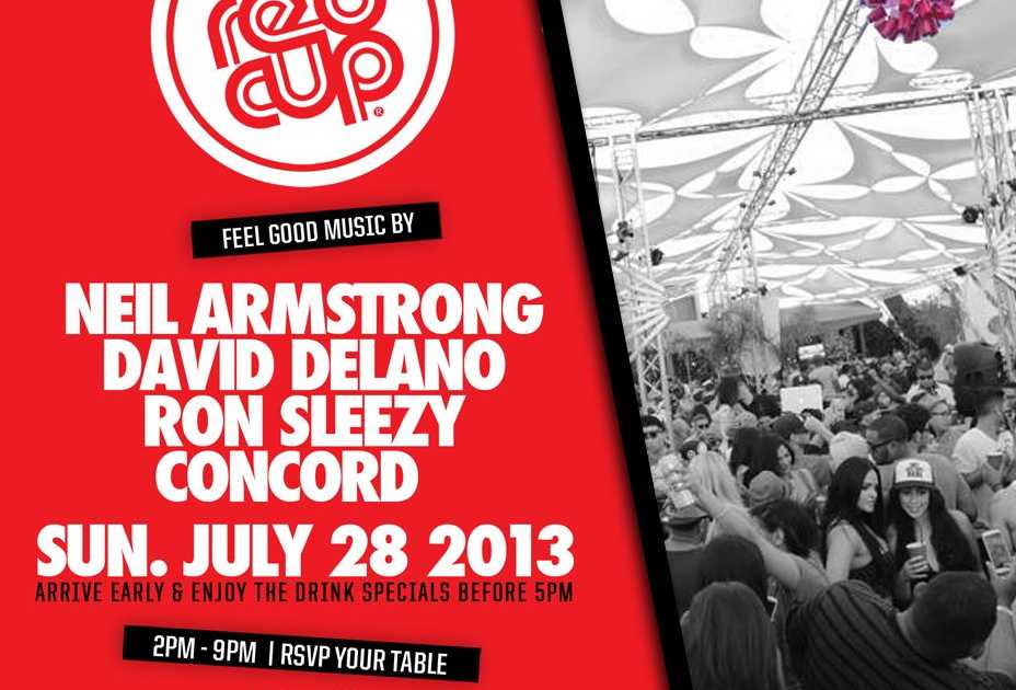 RED CUP! Sunday Rooftop Party with DJs Neil Armstrong, David Delano ...