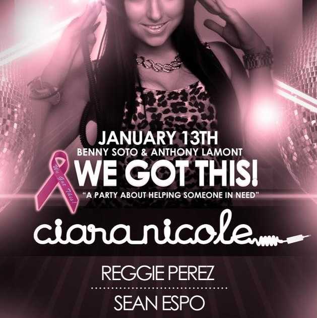 'We Got This' Ciara Nicole Friends at Cielo, New York City